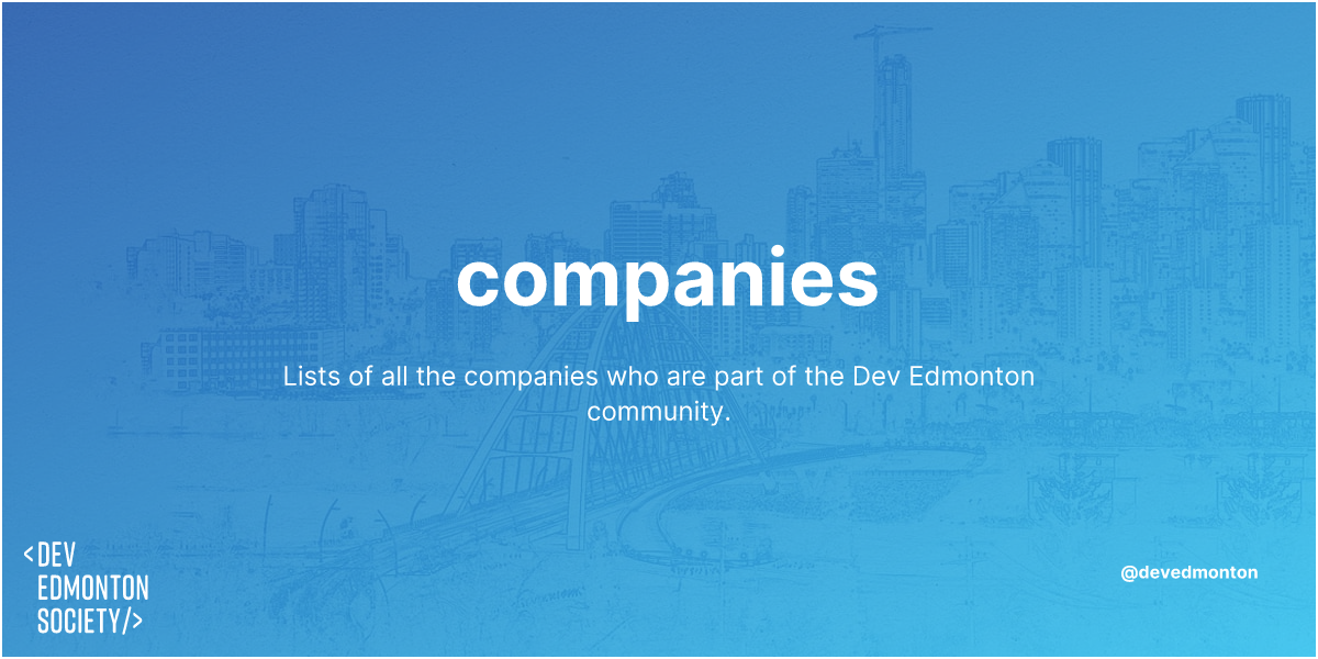companies | Dev Edmonton Society